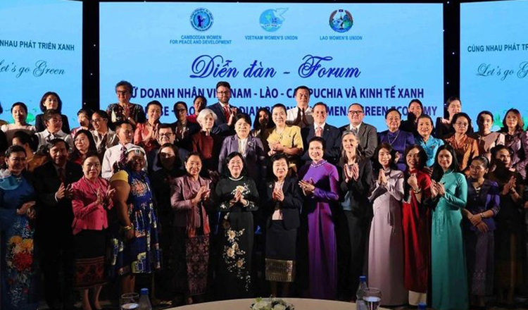 Vietnamese, Lao, Cambodian businesswomen share experiences in green ...